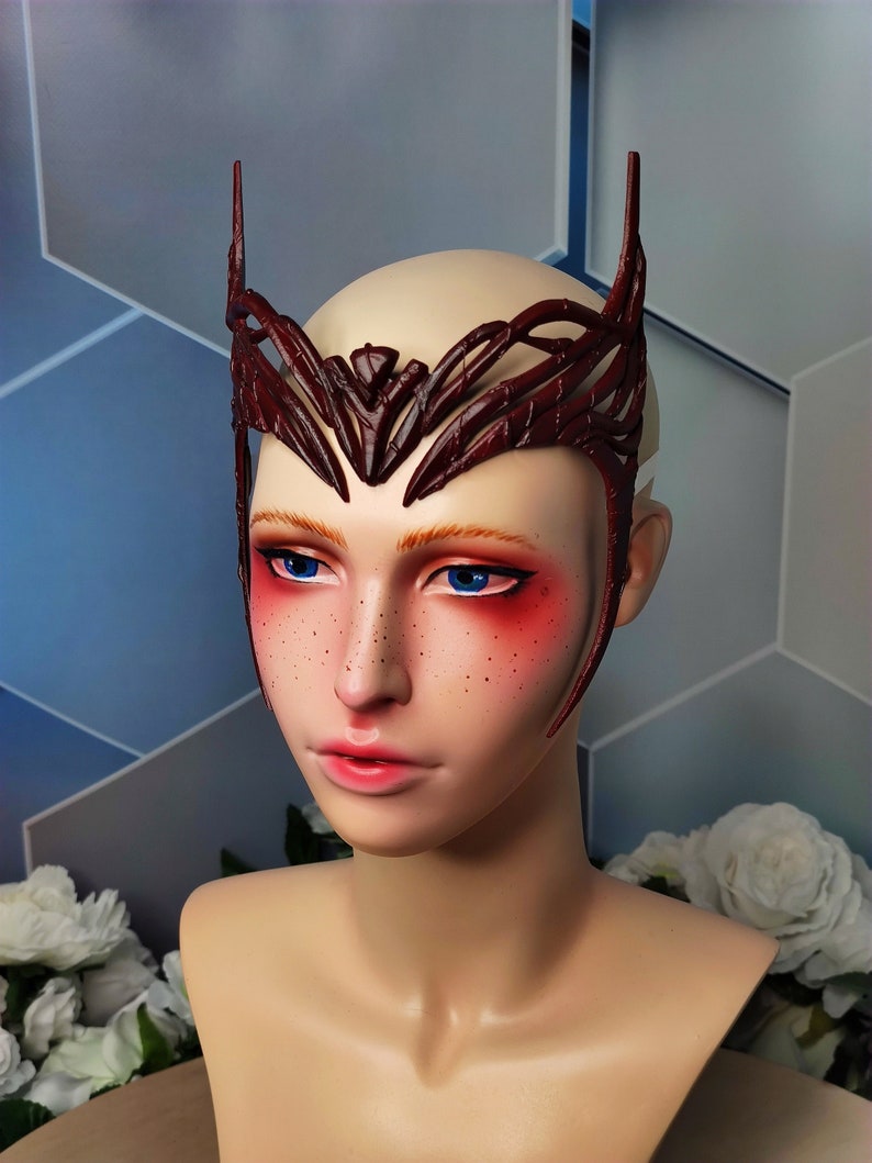 Inspired Scarlet Witch Crown Tiara/ Wanda Maximoff Crown - Etsy