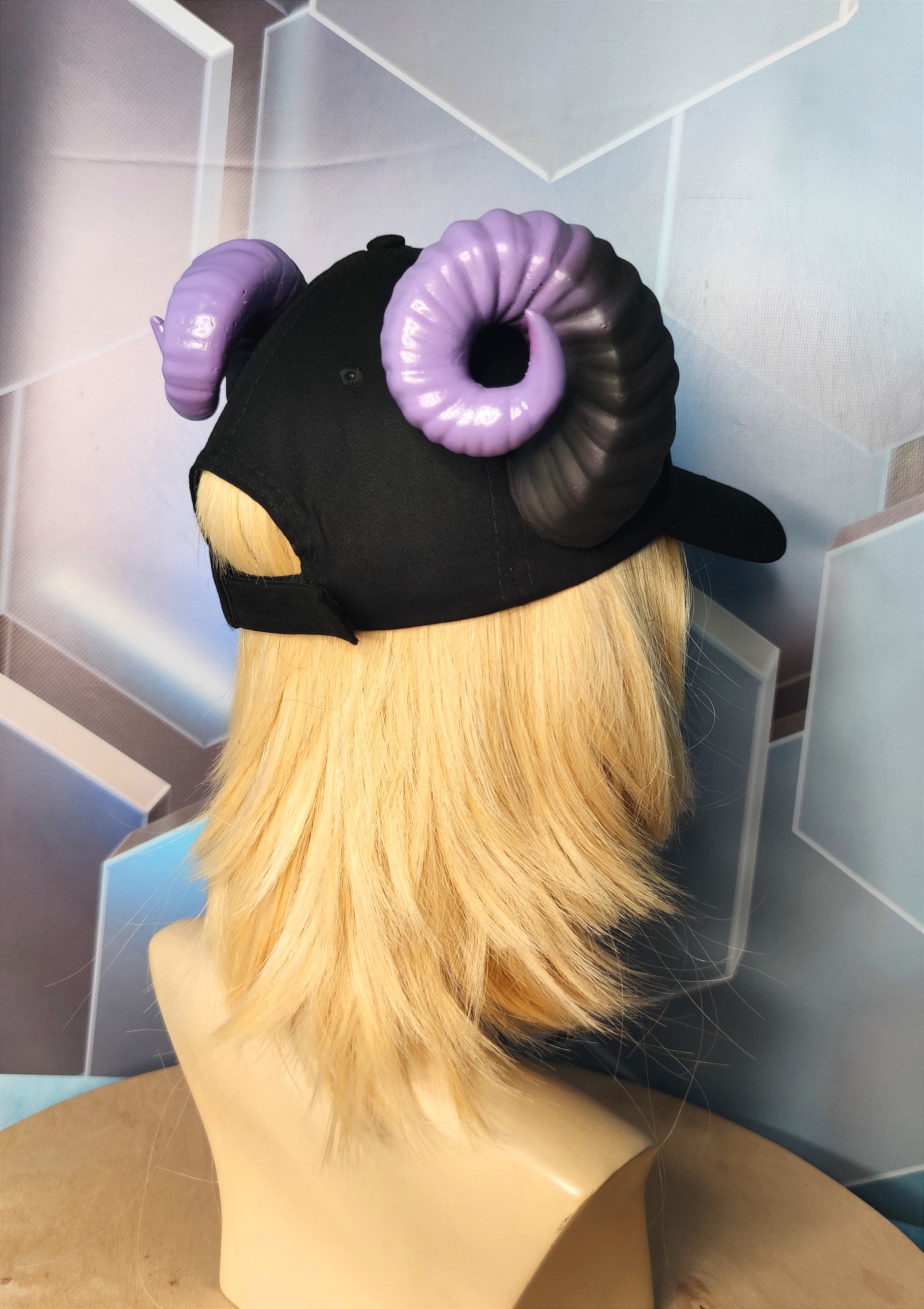 Horns Cap Ram Horns Cap Cosplay Horns READY & Dyed - Etsy