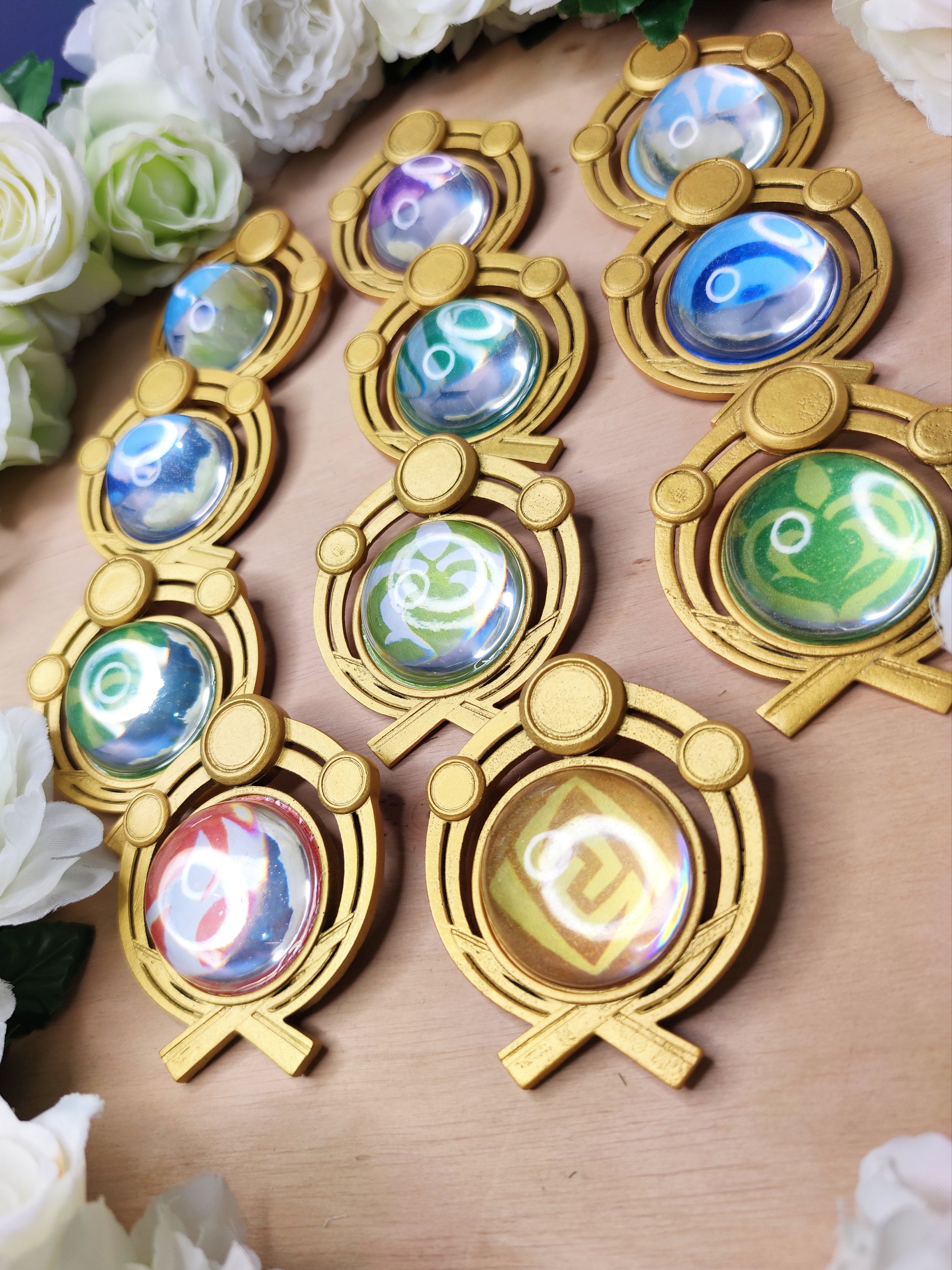 Genshin Impact Props Inazuma / Genshin God Eyes - Etsy