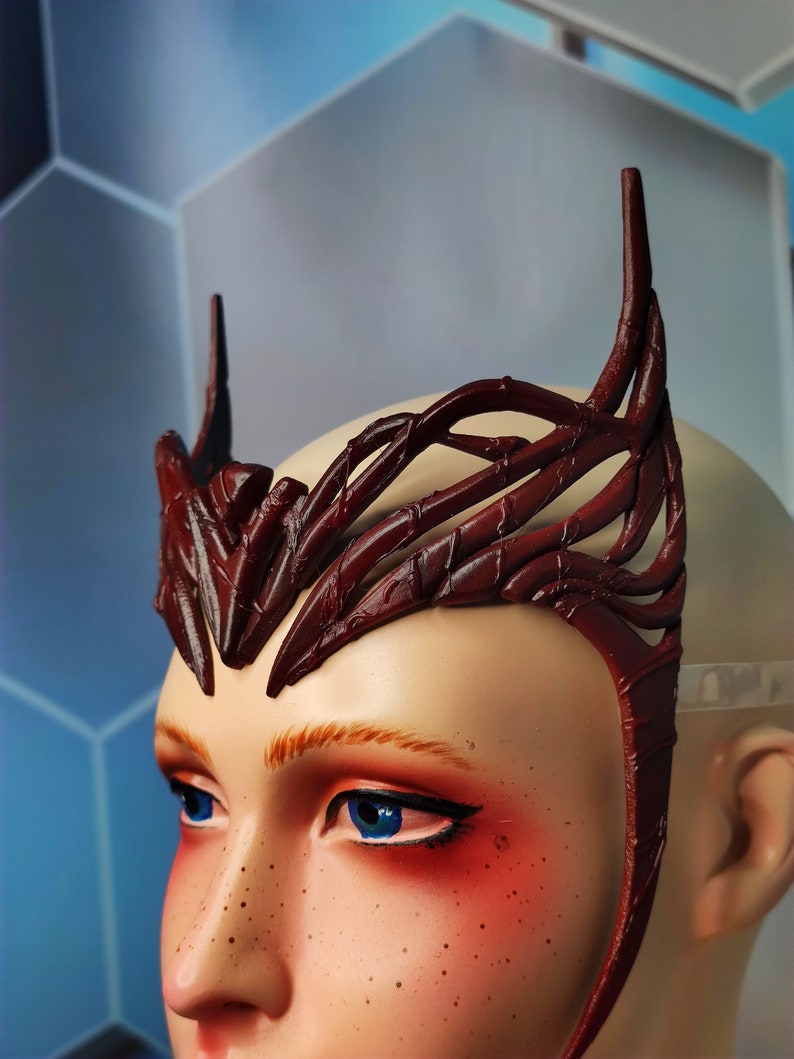 Inspired Scarlet Witch Crown Tiara/ Wanda Maximoff Crown - Etsy