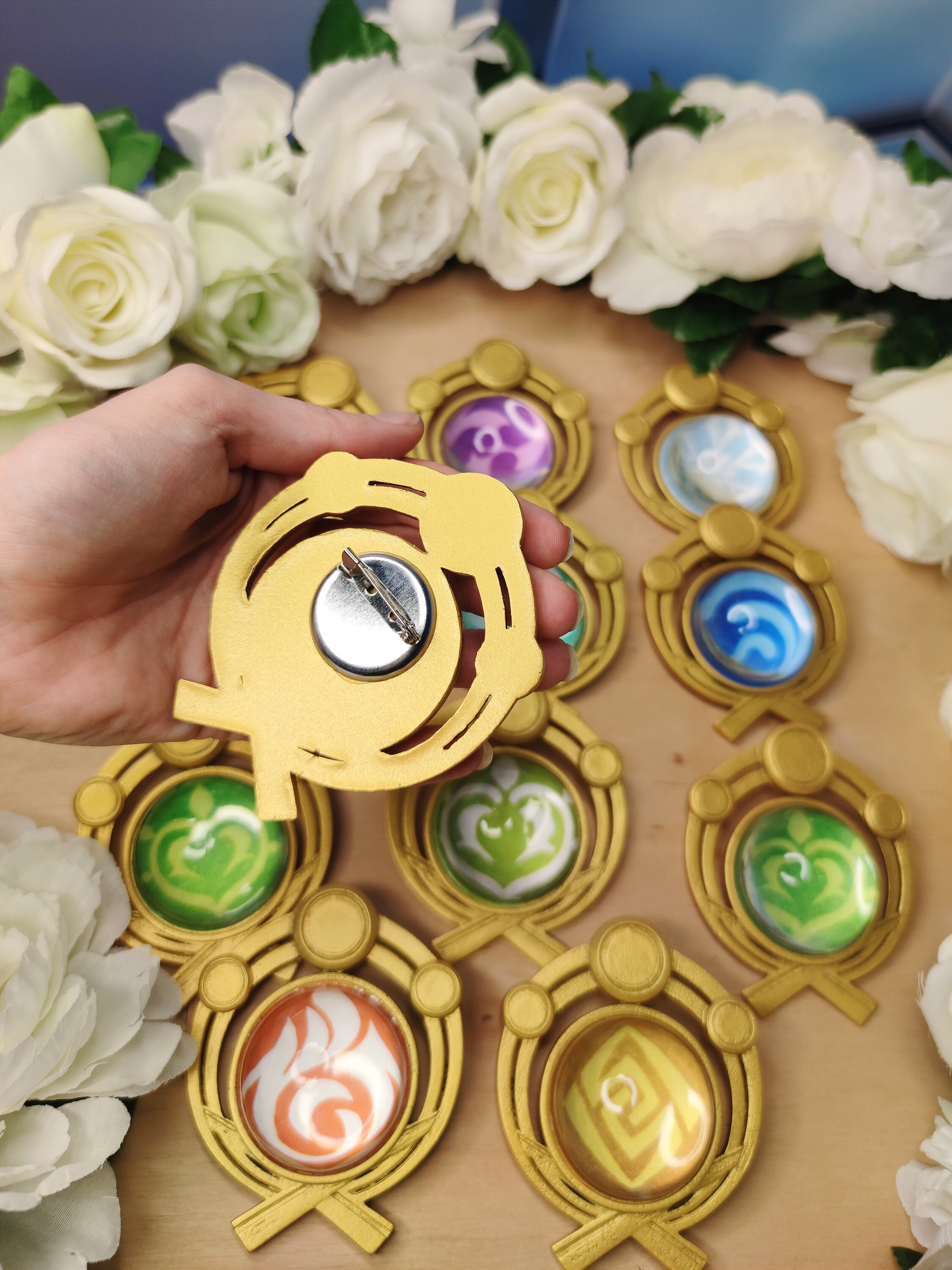 Genshin Impact Props Inazuma / Genshin God Eyes - Etsy