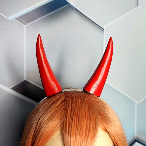 Red Horns - Etsy