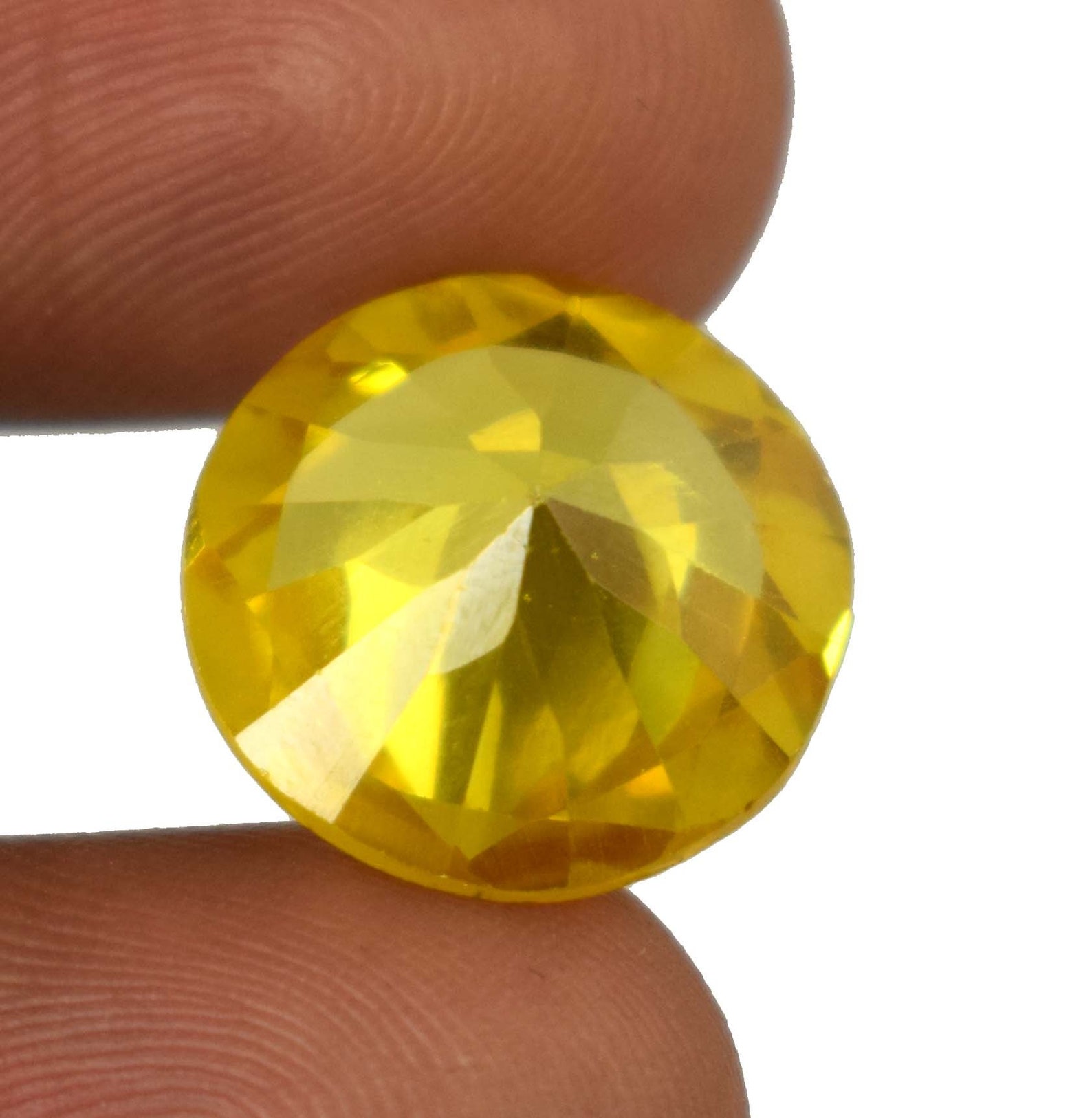 Srilankan Yellow Spinel Round Cut Gemstone 21.45 Carat | Etsy