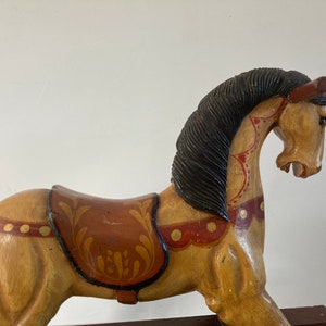 Antique Wooden Rocking Horse VERY RARE - Etsy