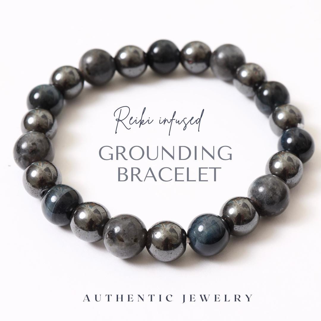 Stress Relief Bracelet Anxiety Relief Jewelry Hematite Healing ...