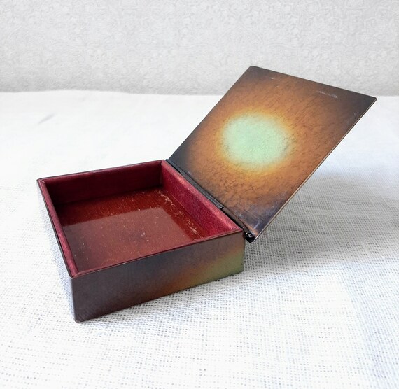 Mens Trinket Box Vintage / Small Cigarette Holder / Rustic Man - Etsy