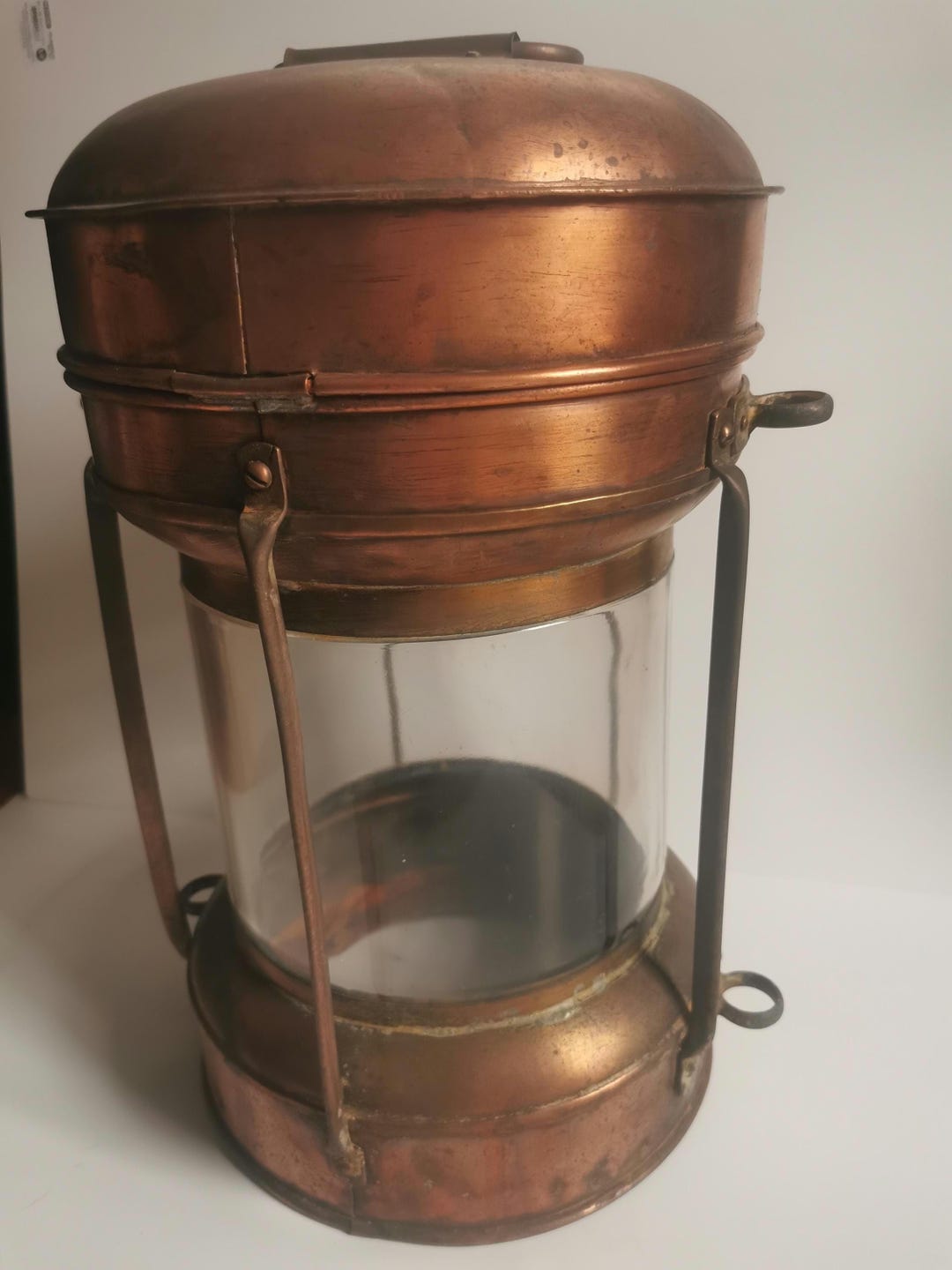 1800s Large Copper Ship Lamp - Etsy