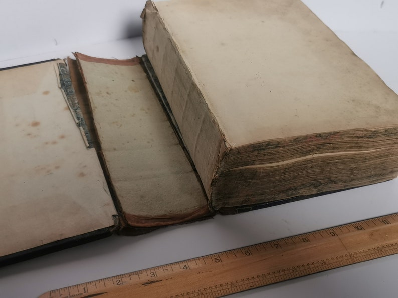 Antique Reverend Diary Genealogy 1800s - Etsy