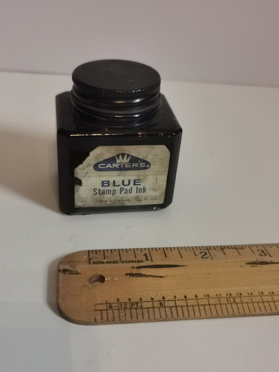 Carter's Ink Bottle - Full - Etsy