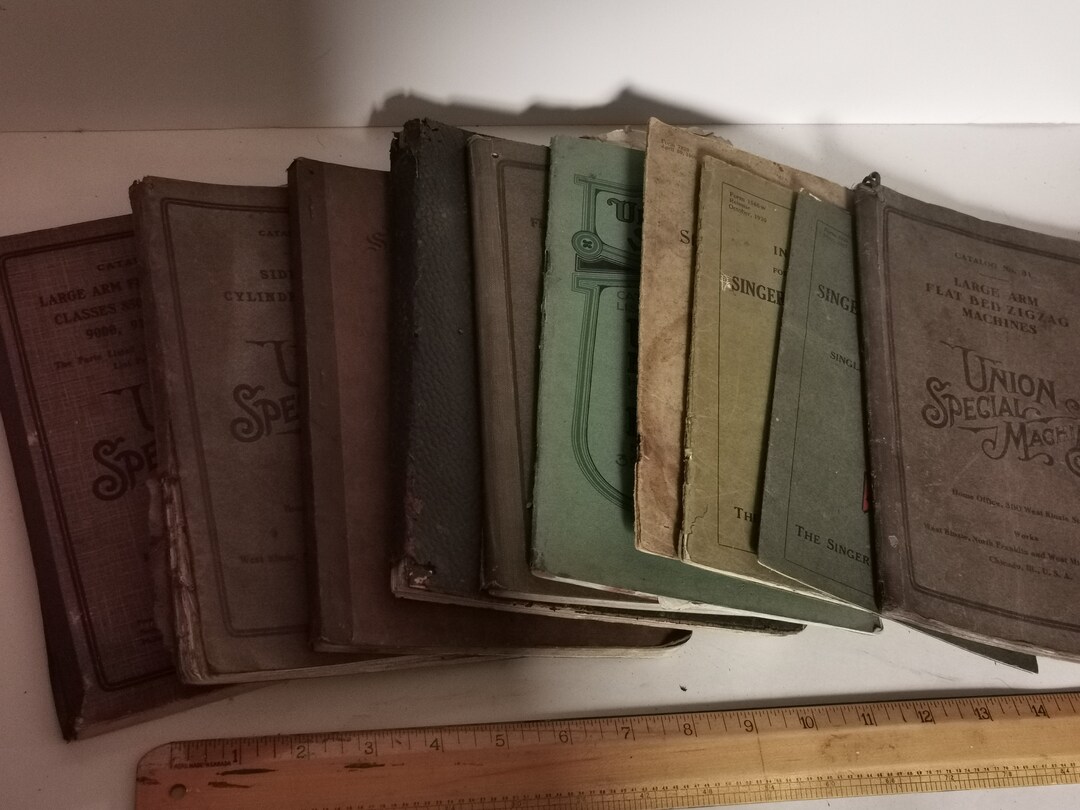 Antique Sewing Machine Parts and Repair Books -RARE - Etsy