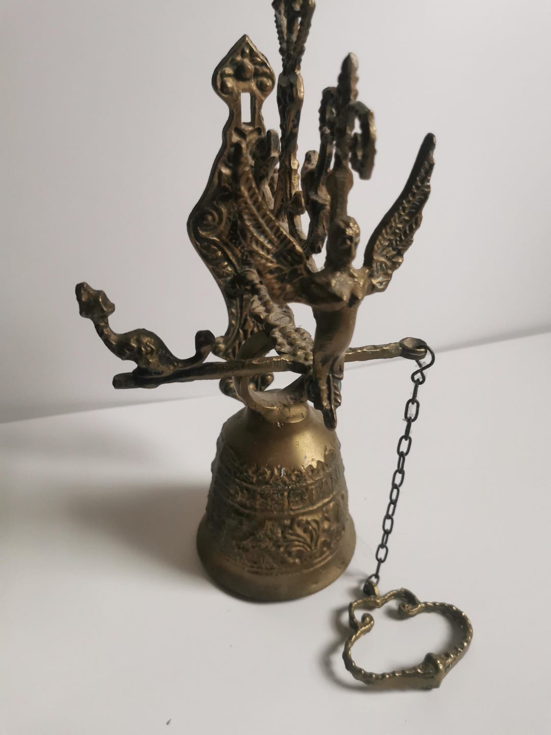 Antique Monastery Brass Bell - Etsy