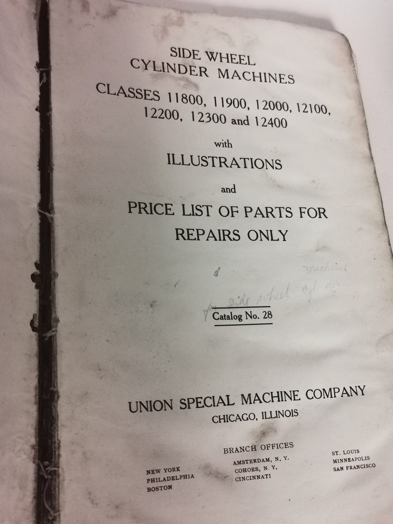 Antique Sewing Machine Parts and Repair Books RARE - Etsy