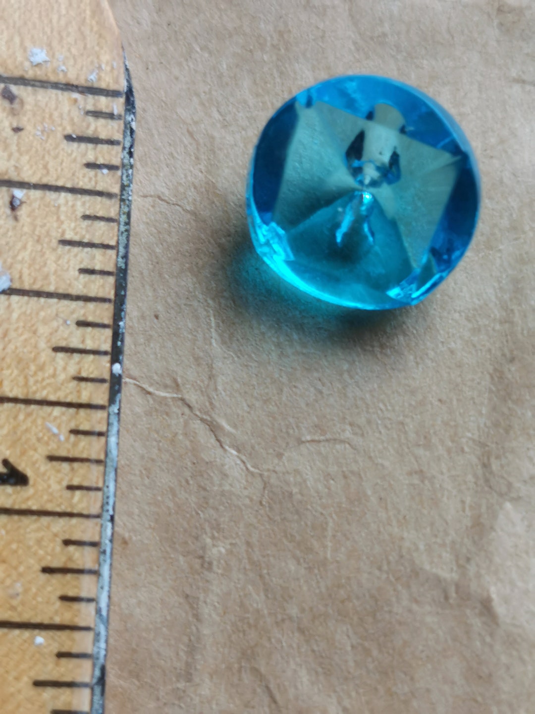 11 Blue Diamond Vintage Buttons - Etsy