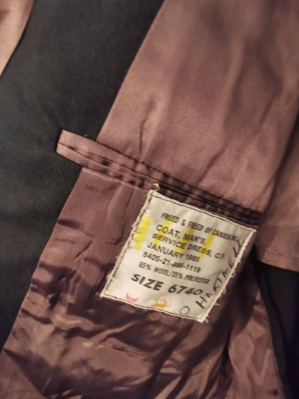 Canadian Military Cadet Jacket - Etsy