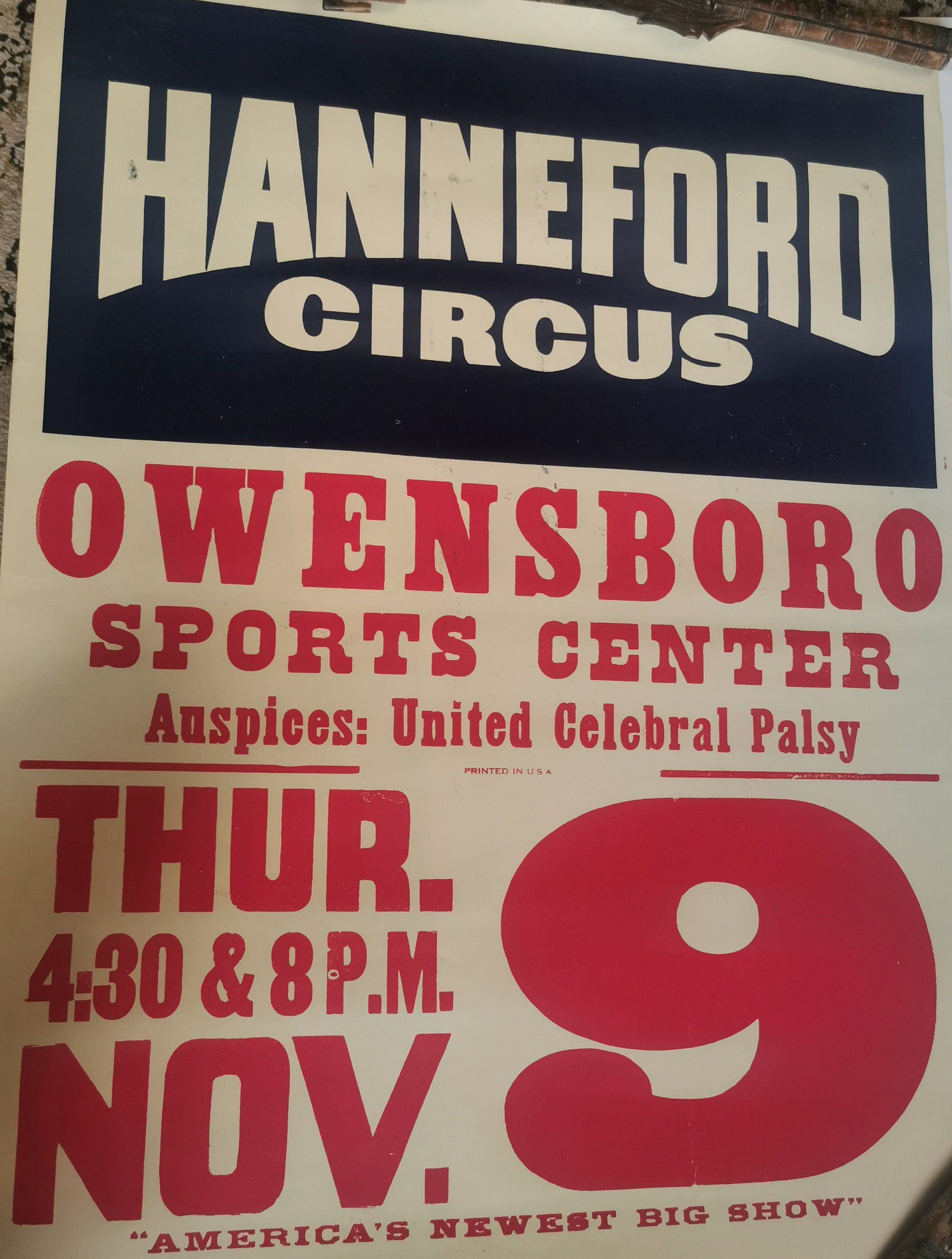 Vintage Original Circus Poster - Etsy