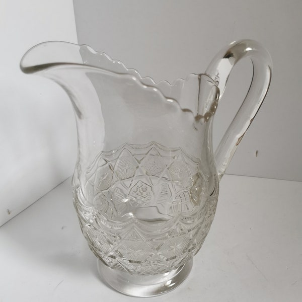 Heavy Glass Pitcher - Etsy