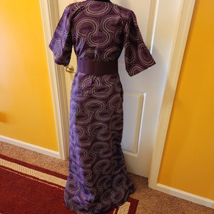 Wakanda Female Purple/black/white Kimono - Etsy