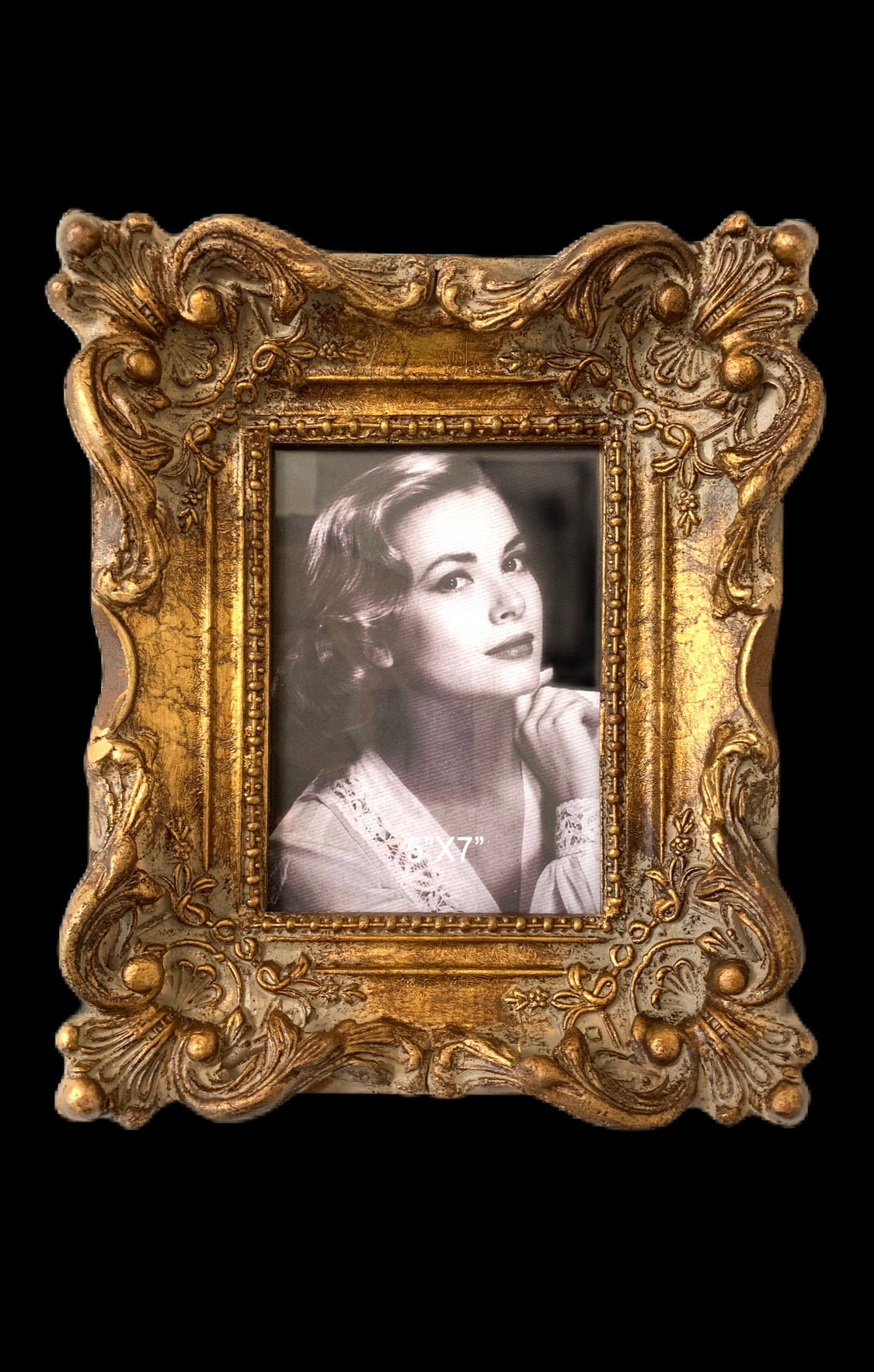 Victorian Style Rococo Baroque Gold Gilt Ornate Italian Wooden Hand ...