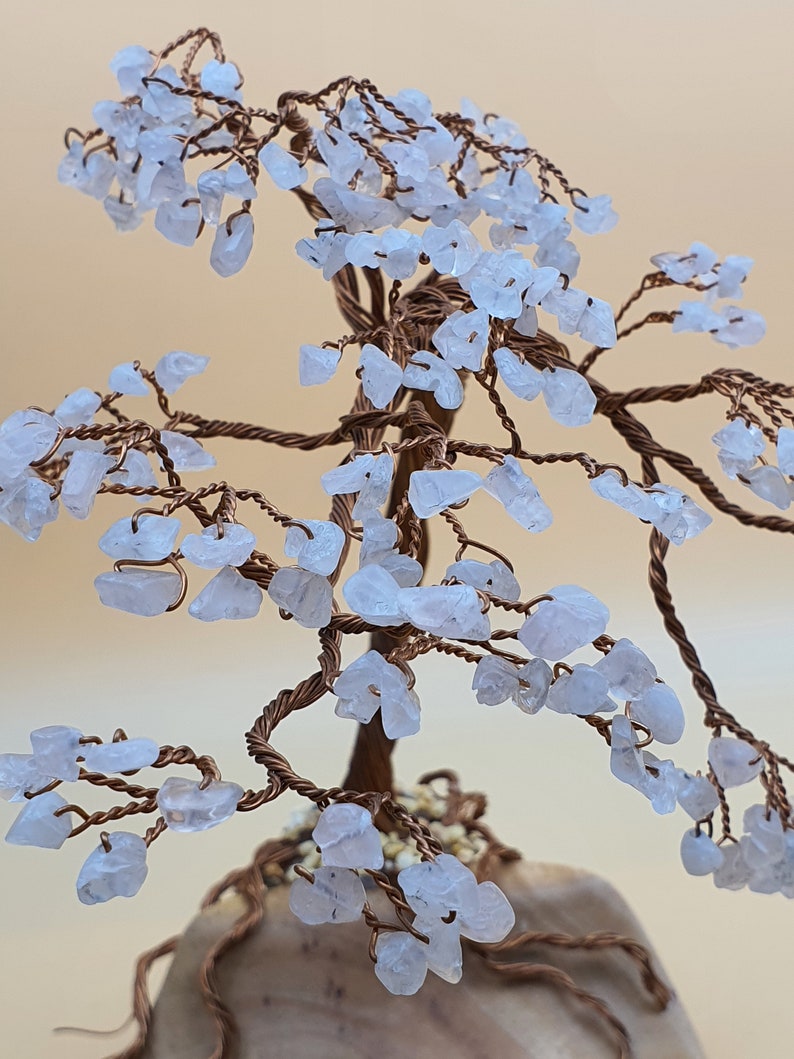 Copper Wire Bonsai Tree with Serpentine Stones | Etsy