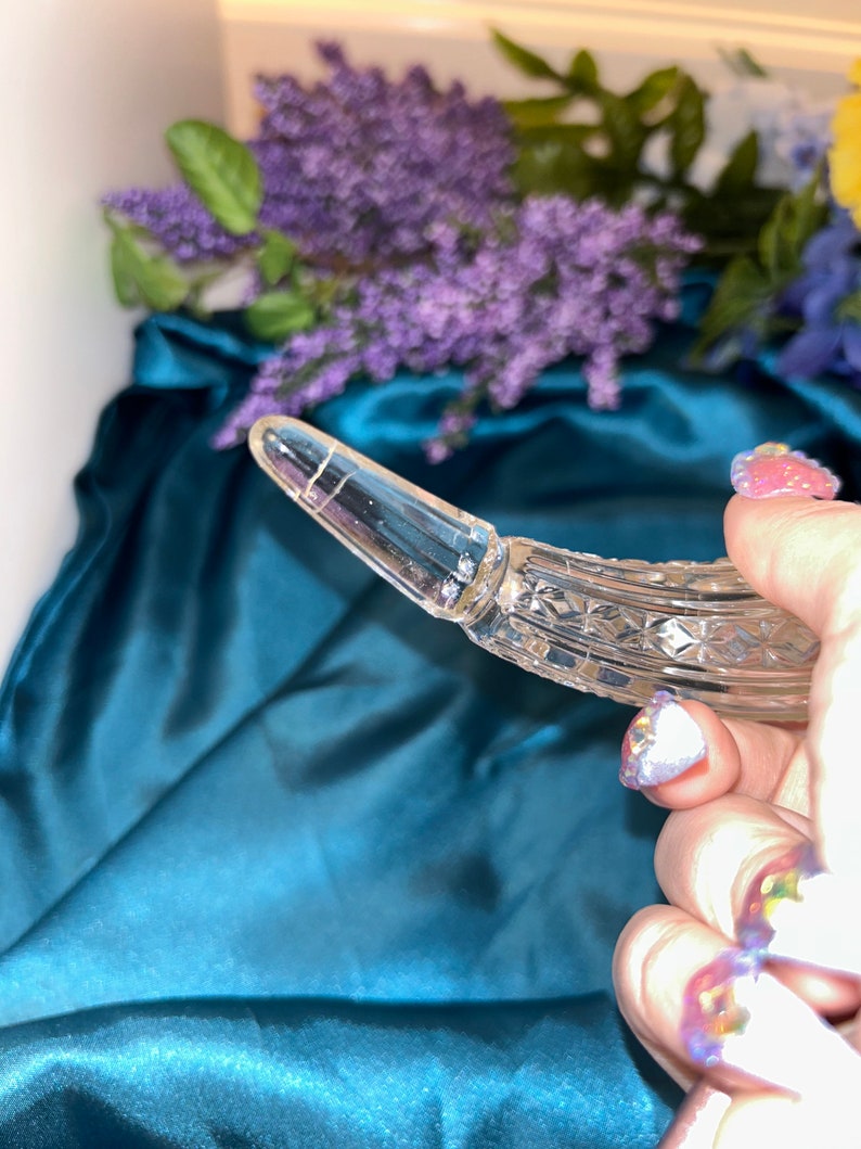 1940s Vintage Cut Crystal Art Deco Cornucopia Perfume Bottle - Etsy