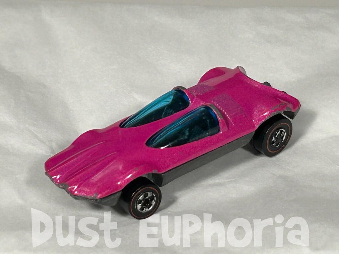 1973 Hot Wheels Swingin' Wing Shell Promo Diecast Car Hot Pink Metallic ...
