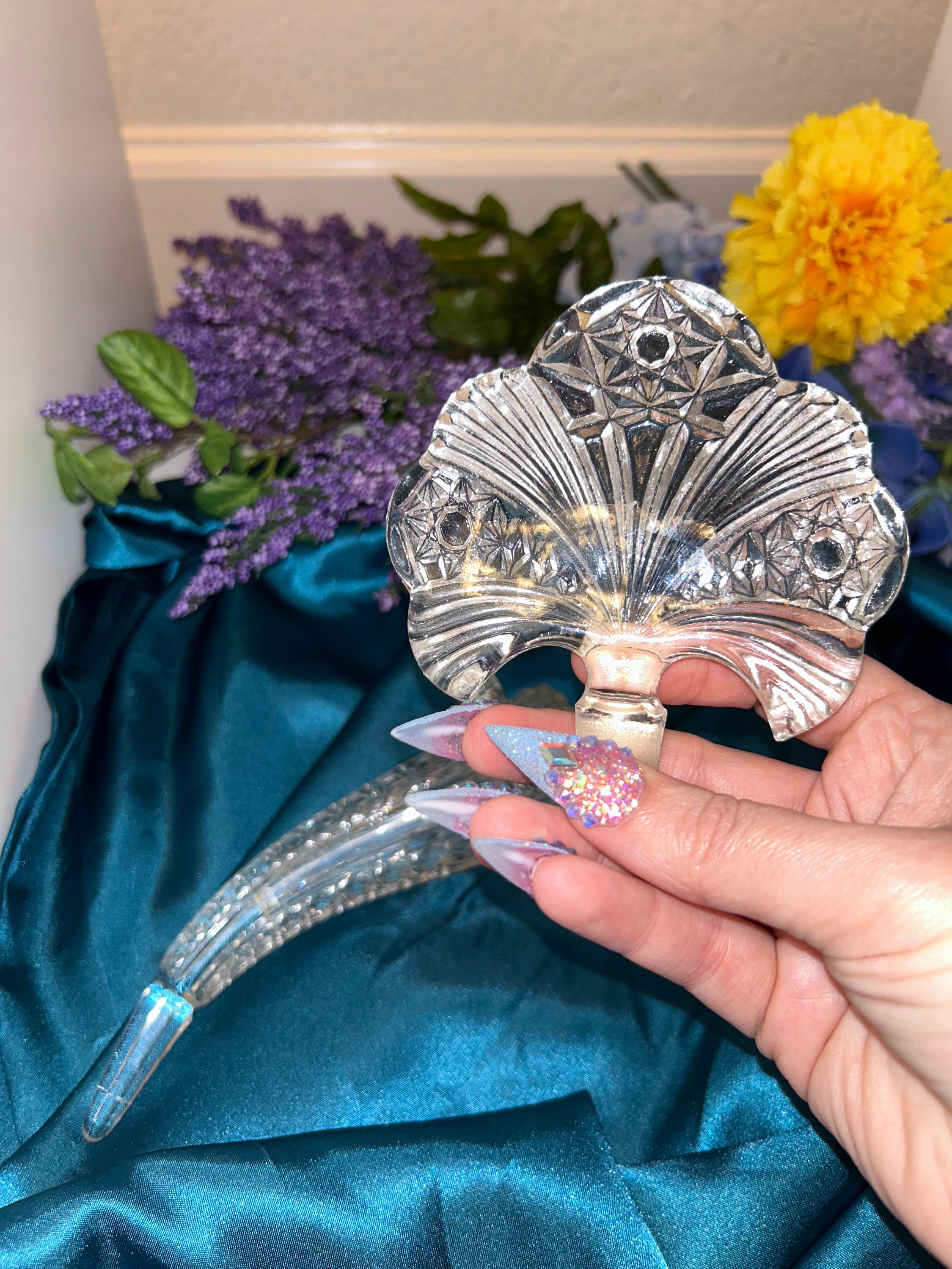 1940s Vintage Cut Crystal Art Deco Cornucopia Perfume Bottle - Etsy