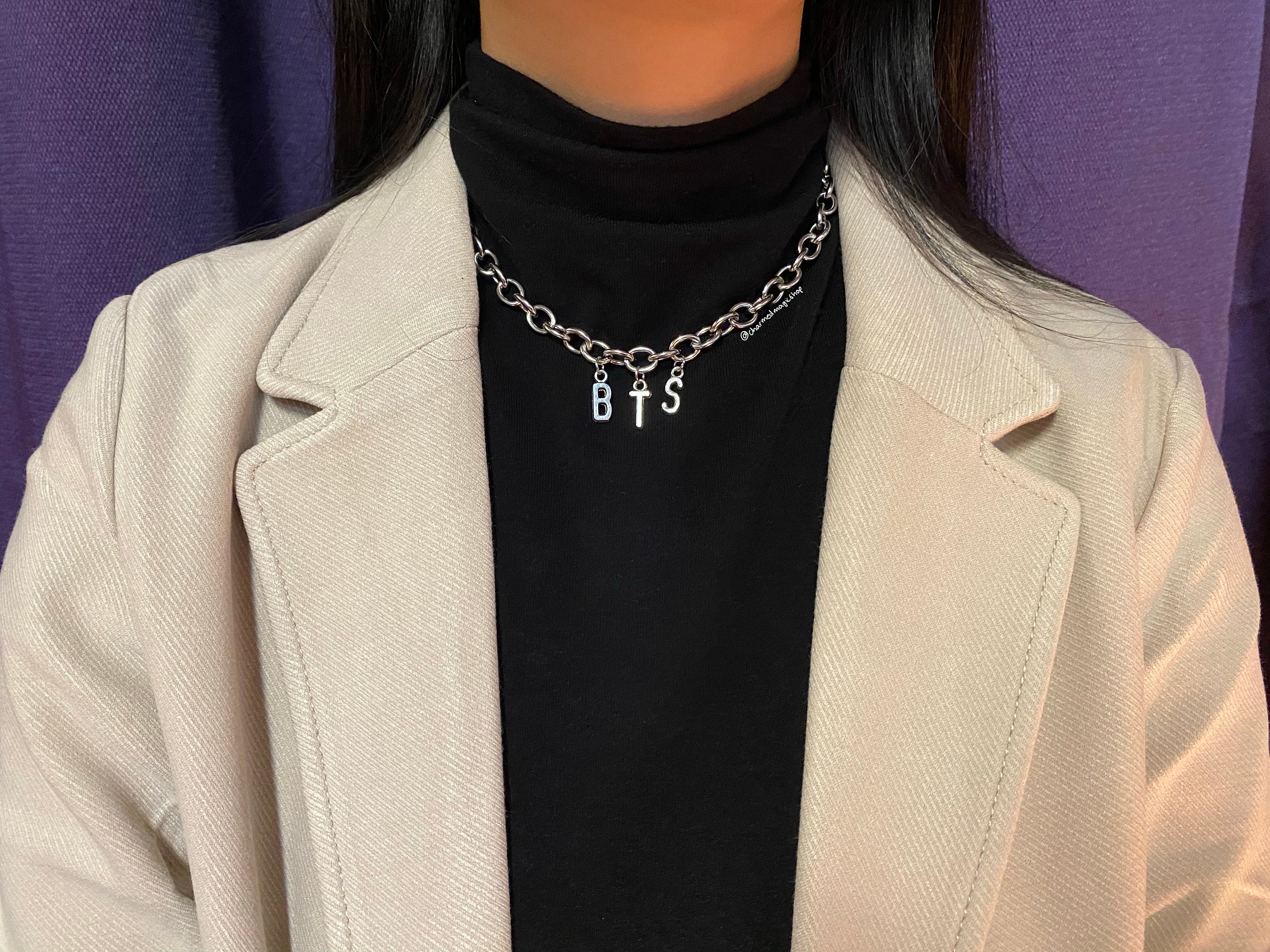 BTS Charm Necklace/choker - BTS, ARMY, and Bangtan - Etsy