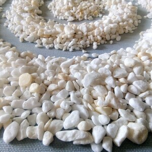 Bulk Tiny, White, Marble Pebbles for Crafts - Etsy