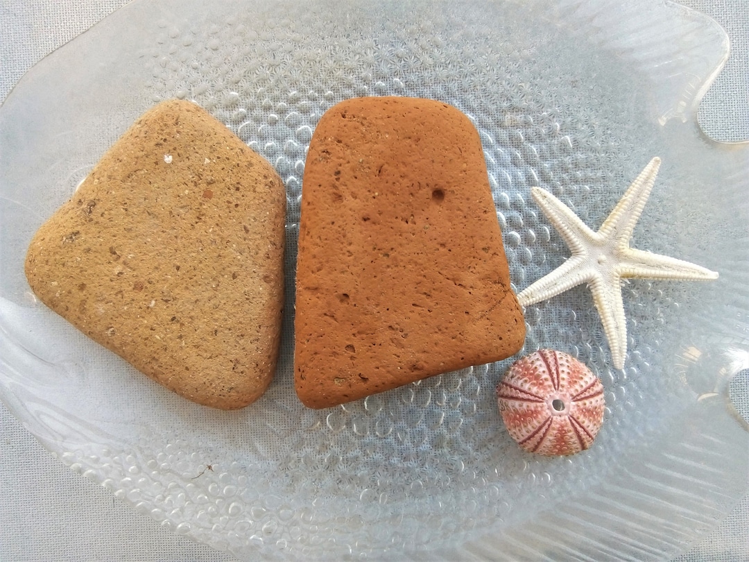 Large Beach Flat Terracotta, Authentic Sea Pottery Shards, Sea Finds - Etsy