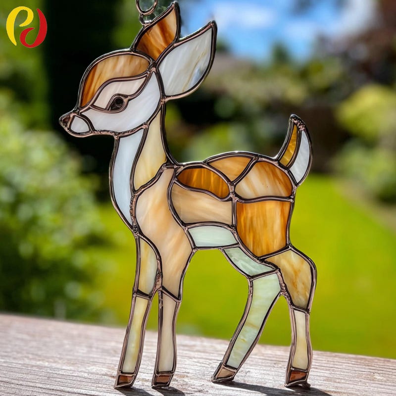 Glass Deer - Etsy