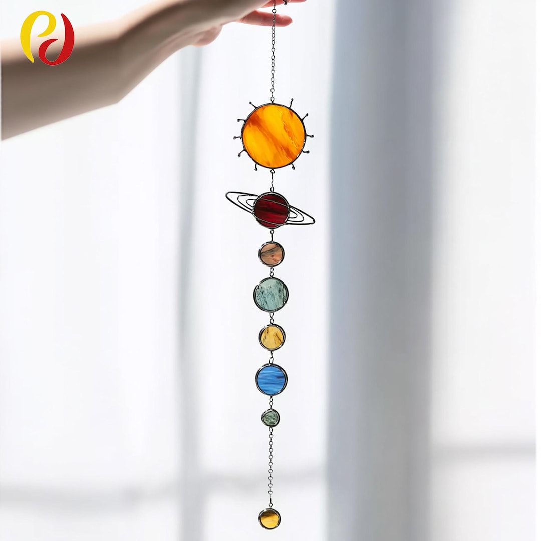 PDACE413 Stained Glass Solar System Pattern – Digital Template for ...
