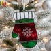 PDACE586 Christmas Mitten Stained Glass Pattern Template for Holiday ...