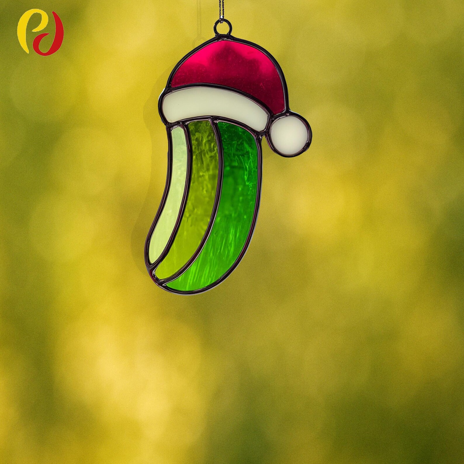 PDACE200 Christmas Pickle - Stained Glass Christmas Gifts Christmas ...