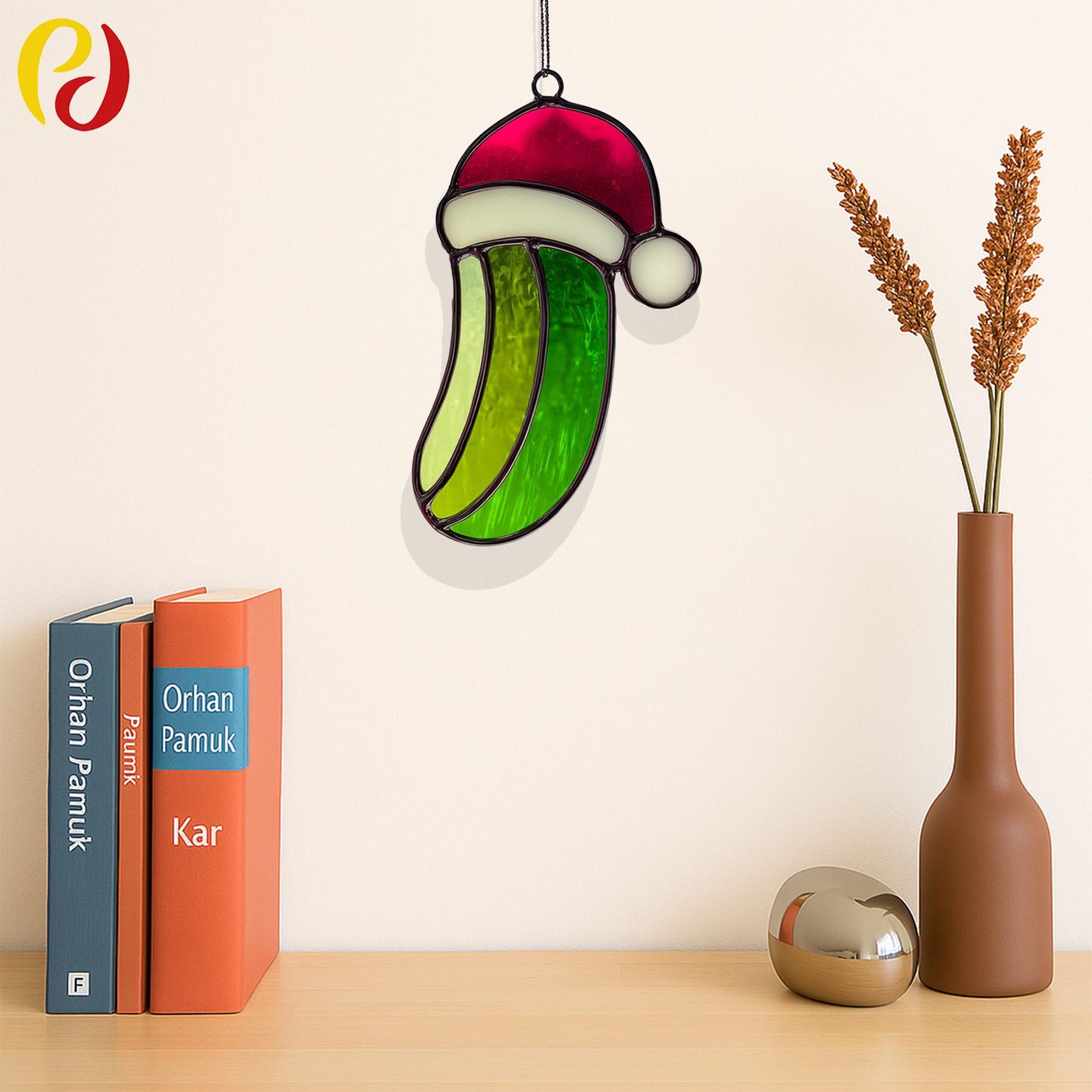 PDACE200 Christmas Pickle - Stained Glass Christmas Gifts Christmas ...