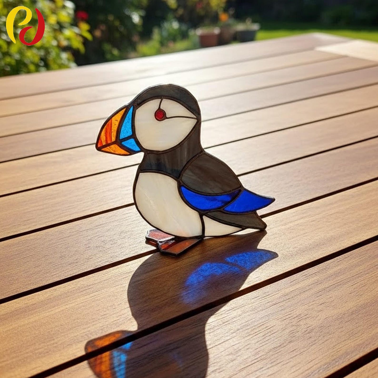 PDACE786 Atlantic Puffin Pattern PDF, Stained Glass Sea Bird Suncatcher ...