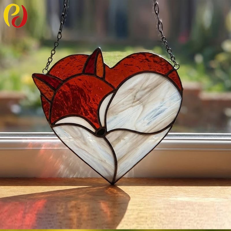 Stained Glass Hearts Love - Etsy