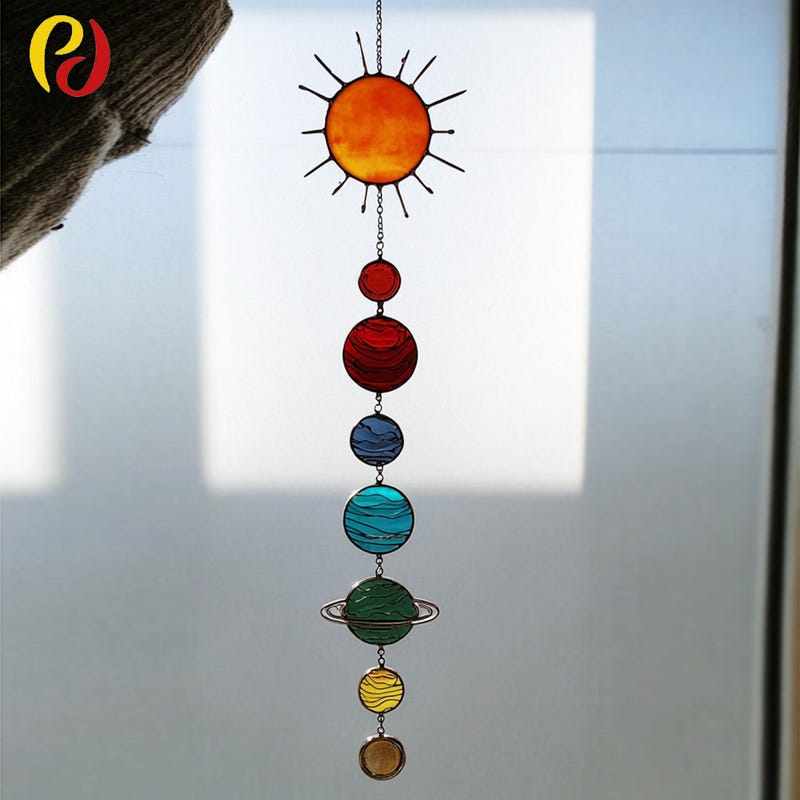 Stained Glass Planet - Etsy