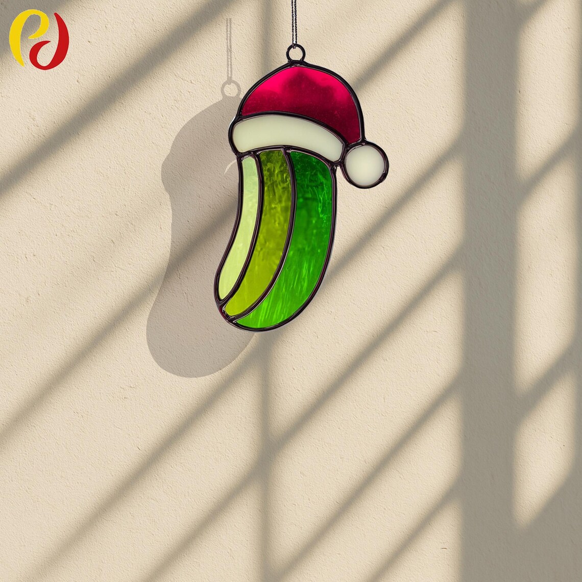 PDACE200 Christmas Pickle - Stained Glass Christmas Gifts Christmas ...