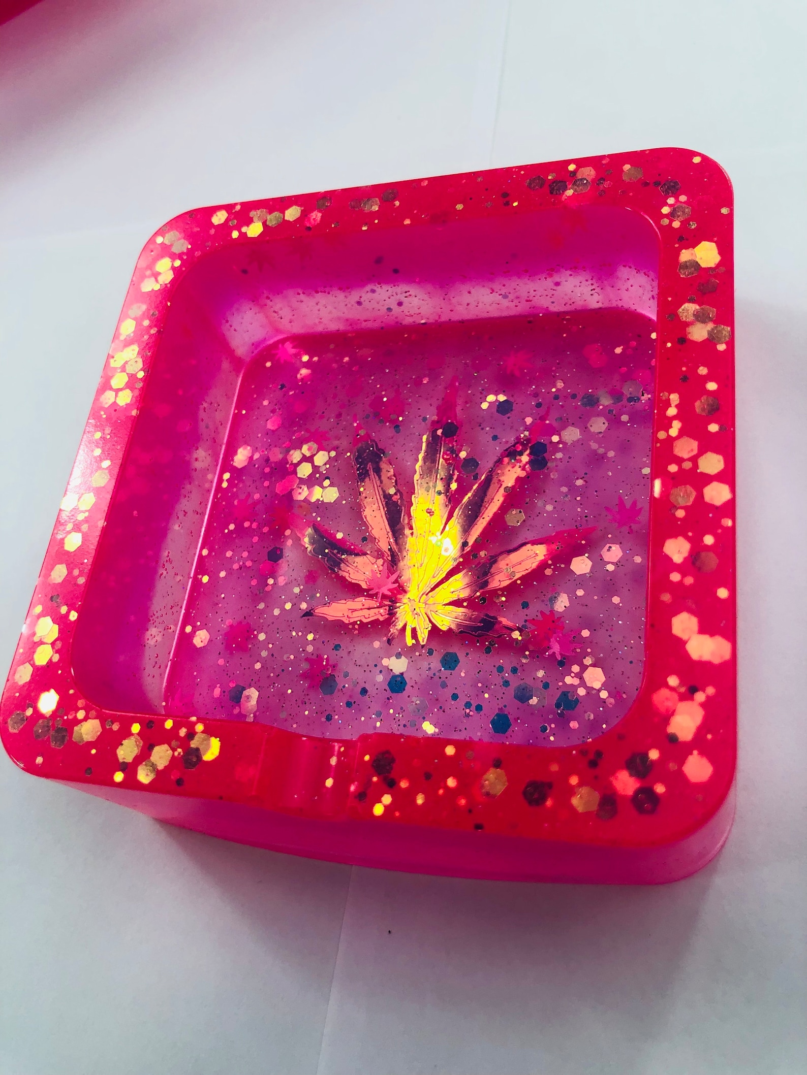 Barbie Pink Tray Set Custom Tray Glow in the Dark Tray Stash Box ...