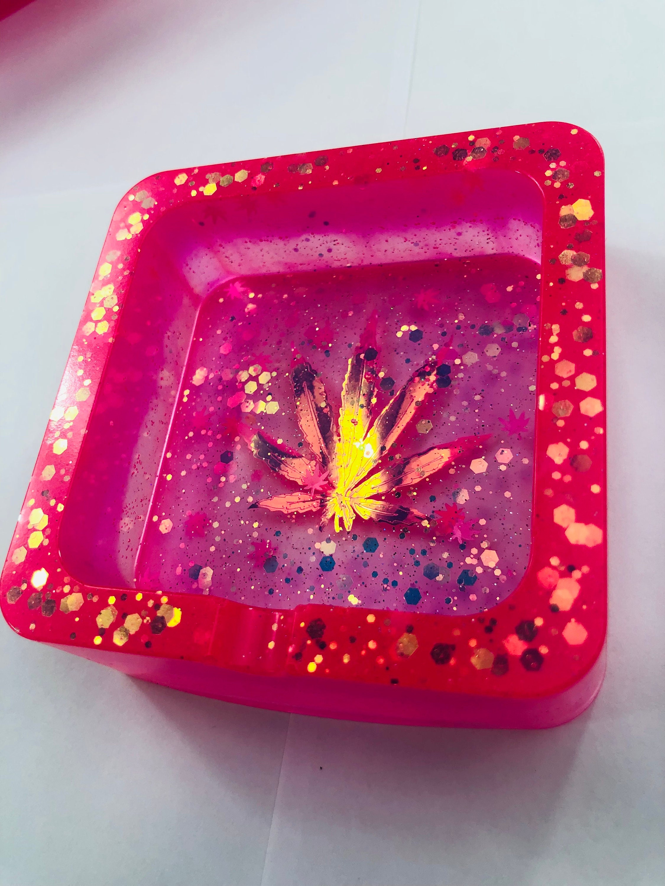 Barbie Pink Tray Set Custom Tray Glow in the Dark Tray Stash Box ...