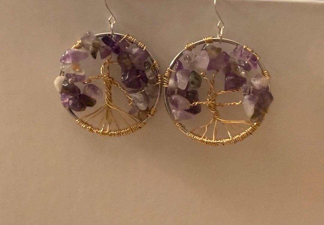 Tree of Life Earrings - Etsy