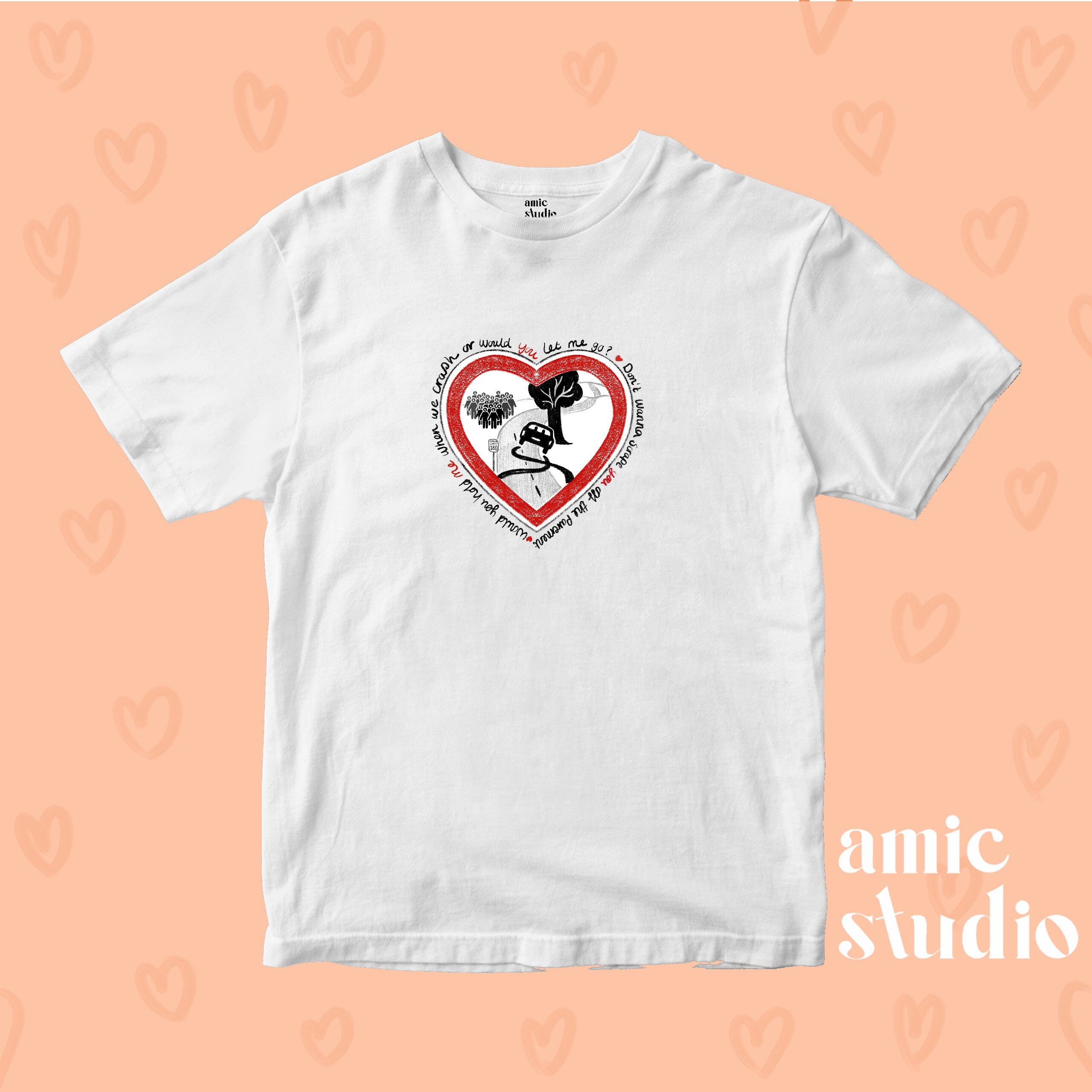 Reckless Driving Lizzy T Shirt Merch, Give Me a Minute, Hand Drawn ...