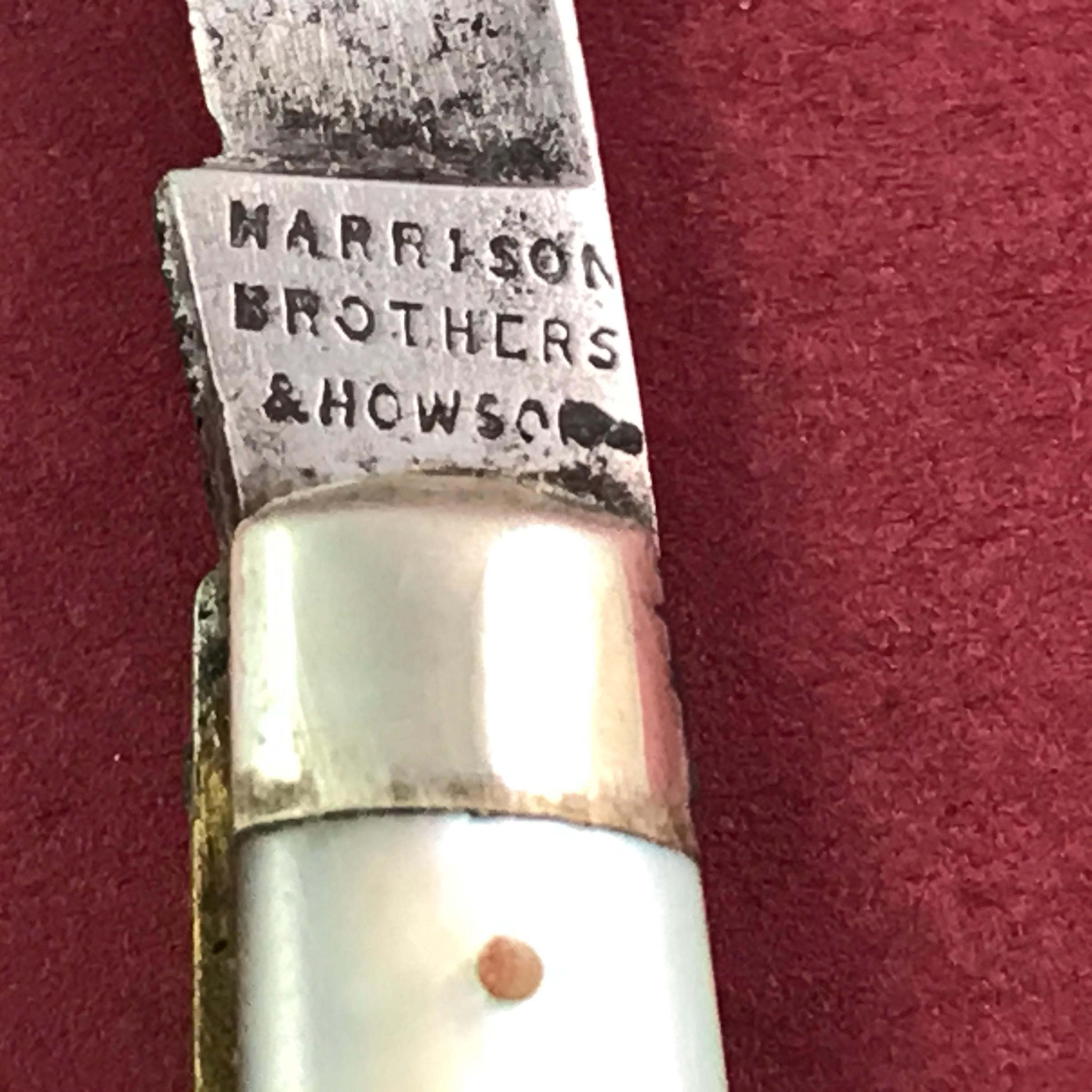 Victorian Twin-blade Quill Knife by Harrison Brothers and Howson - Etsy