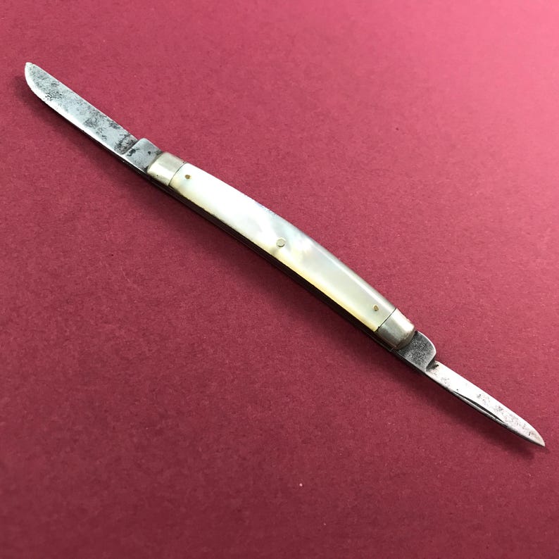 Victorian Twin-blade Quill Knife by Harrison Brothers and Howson - Etsy