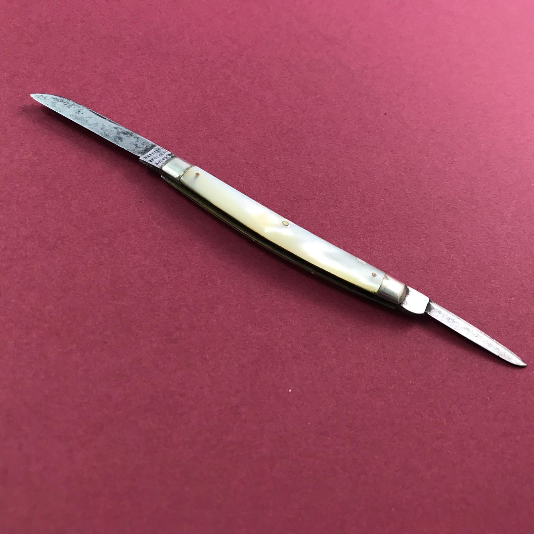 Victorian Twin-blade Quill Knife by Harrison Brothers and Howson - Etsy