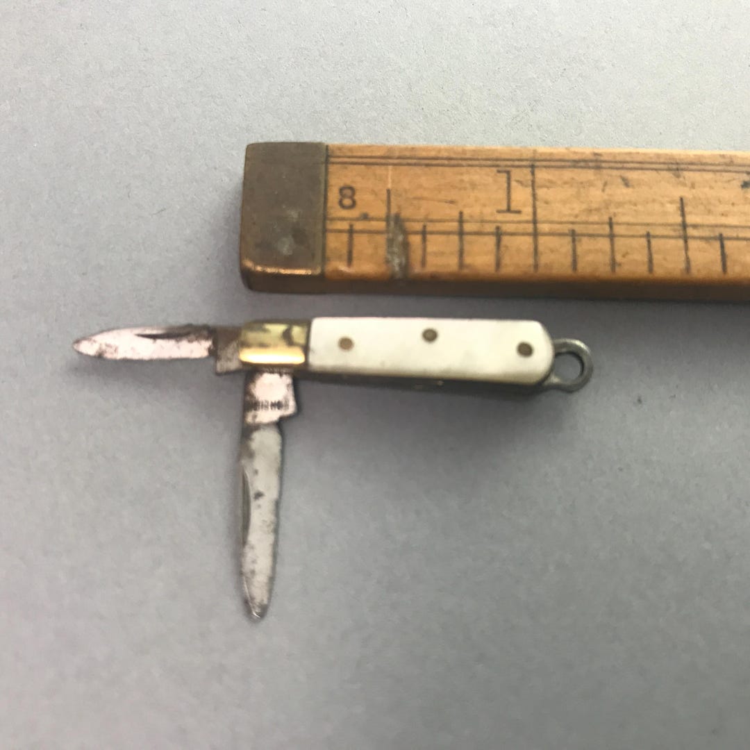 Lovely Little 2-blade Micro-pocket Knife - Etsy