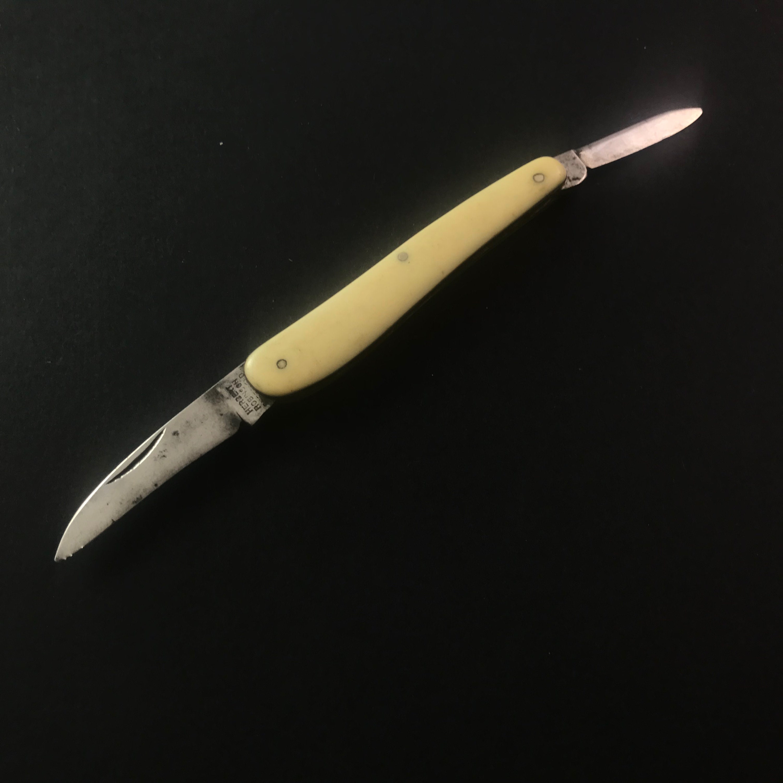 Rare 2-blade Shadow Pocket Knife by Herbert Robinson of Sheffield - Etsy