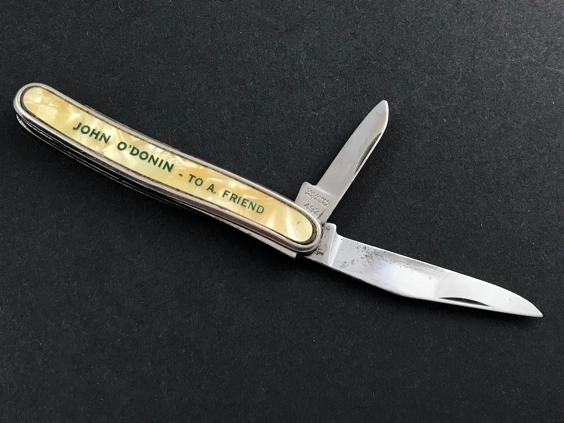 Small 2-blade pocket knife by Ambassador USA | Etsy