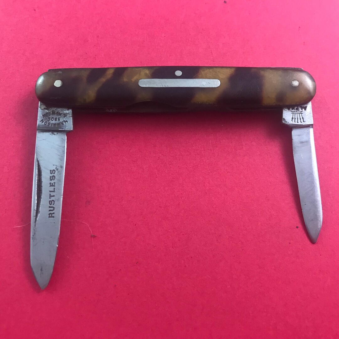 Two-blade Pocket Knife by Harrison Brothers & Howson, C. 1920 - Etsy
