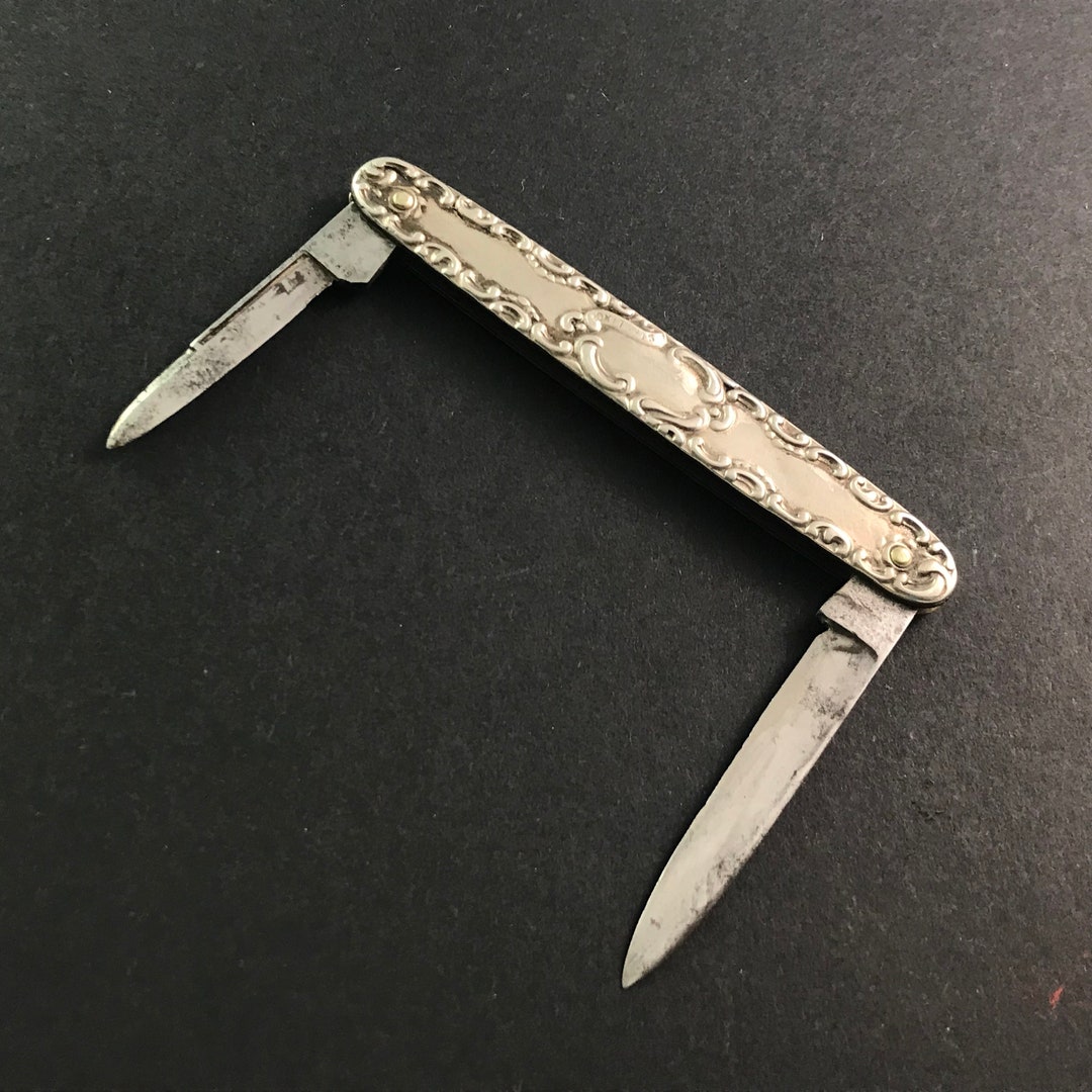 Silver Pocket Knife by the Vulcan Knife Company 1920s - Etsy